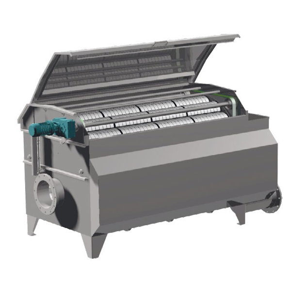 Mikrofiltrace a filtrace odpadních vod - diskový filtr, mikrosítový ...